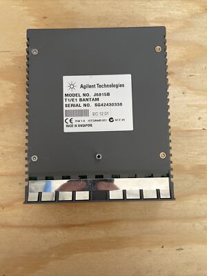 HP Agilent Keysight J6815B TE1-E1 Line Interface Module (Bin A2) | eBay