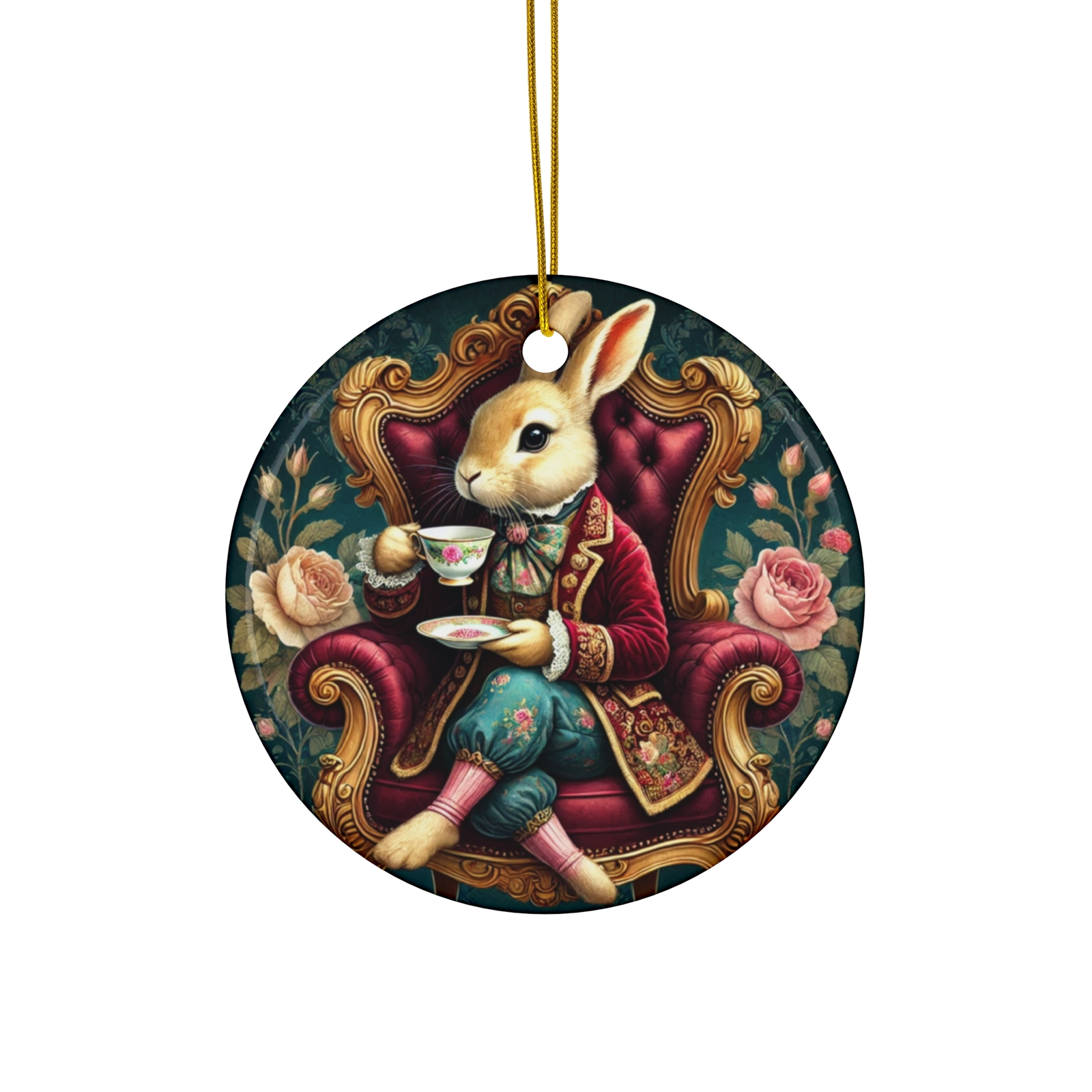 Alice in Wonderland Tea Party Rabbit - Printed on Ceramic | eBay