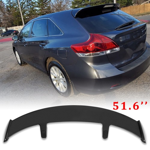 For Toyota Venza 2009-2016 51.6'' Carbon Fiber Rear Window Roof Spoiler ...