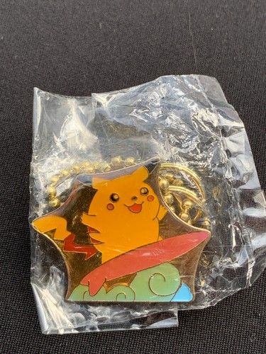 Pikachu Surf MINT Pokemon Metal Charm badge Vintage Japanese Nintendo ...