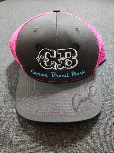 Cannon Brand Music with Signature Grey/Pink Adjustable Cap | eBay