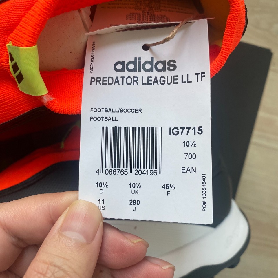 adidas Predator 24 League Laceless Mens Turf Soccer Shoes IG7715 ...