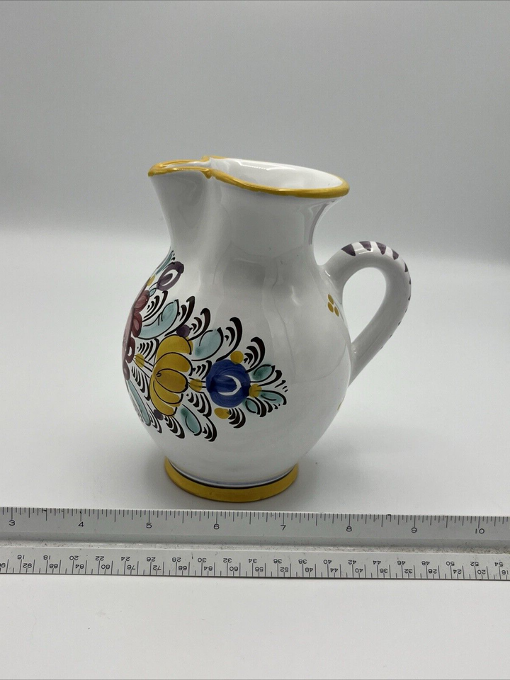 Modra Slov Keramika Pottery Wine Jug Pitcher 6" Tall Made in ...