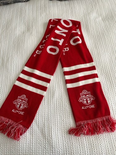 Toronto FC Football Club Scarf Red All For One Winter Canada Soccer ...
