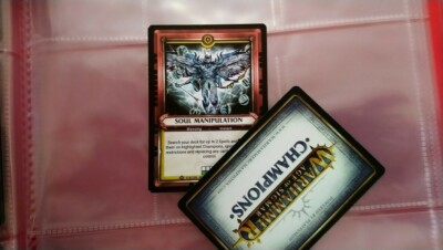 Warhammer Champions Onslaught TCG UNCLAIMED : Soul Manipulation | eBay UK