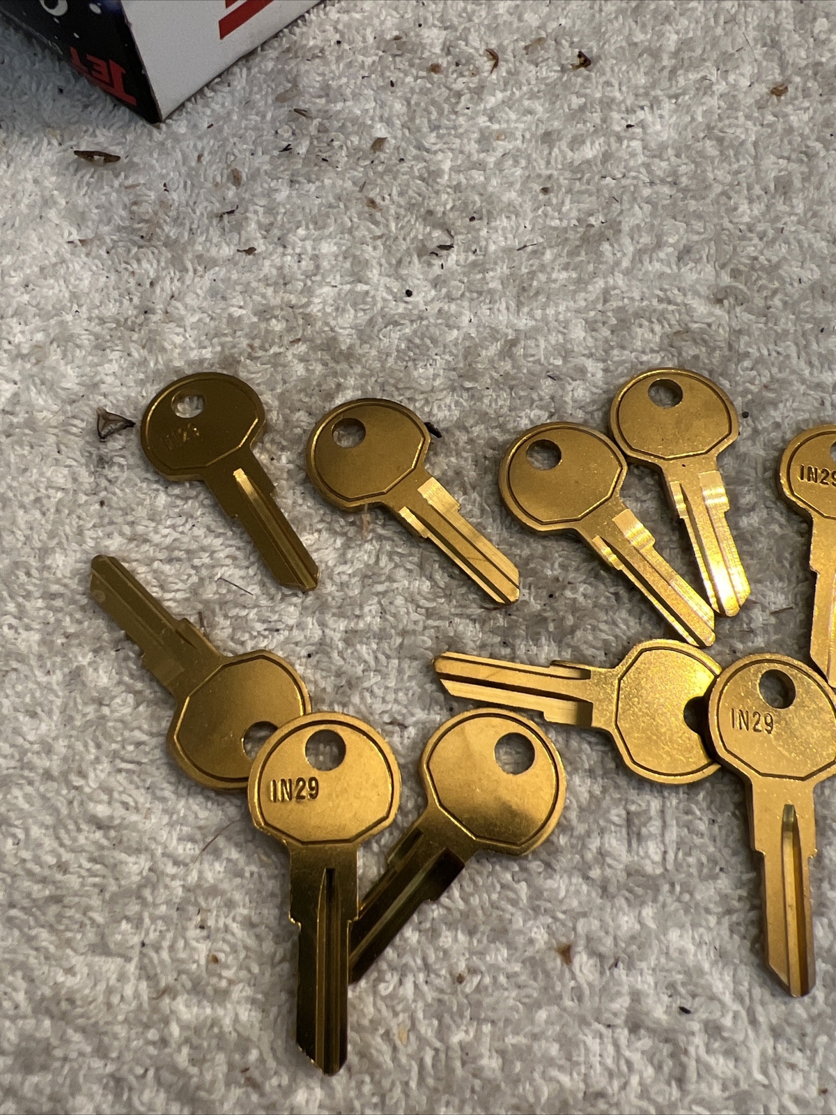 Lot of 10 New Key Blanks Jet IN29 Ilco 1054UN Locksmith Uncut | eBay