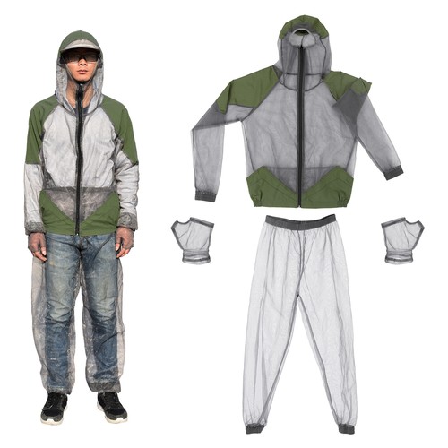 Mosquito Repellent Suit Bug Mesh Hooded Suits Fishing I0C8 | eBay