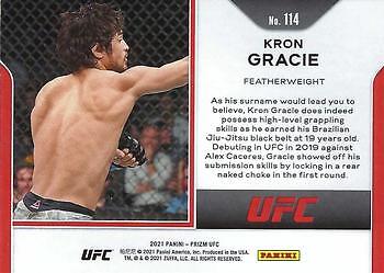 Kron Gracie 2021 Panini Prizm UFC - #114 | eBay