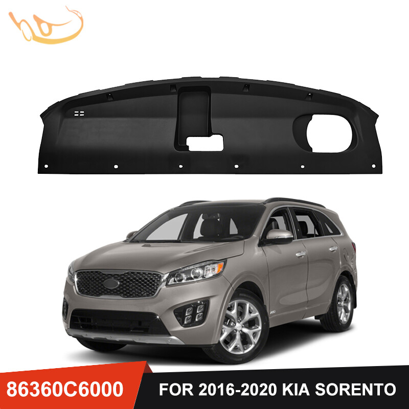 Front Grille Radiator Shield Cover Plastic Black Fit For 2016-2020 Kia ...