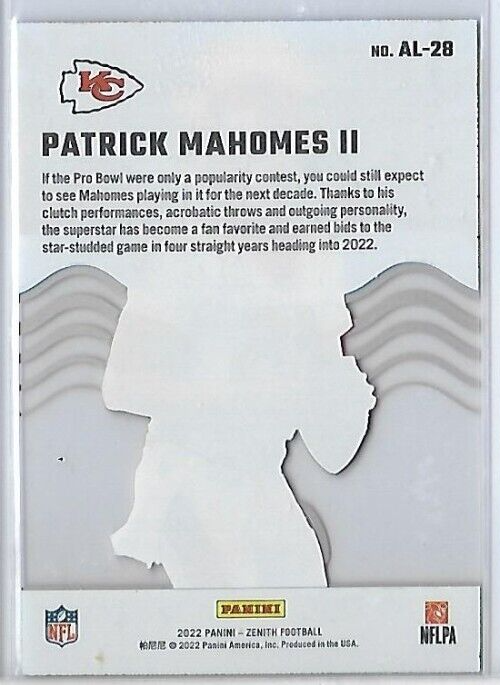 2022 Panini Zenith Patrick Mahomes ALOHA ULTRA SSP Case Hit | eBay