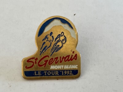 a PINS PIN ENAMEL VELO BICI TOUR DE FRANCE 1992 SAINT GERVAIS MONT ...