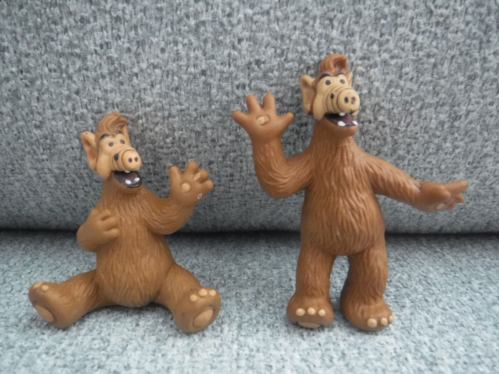 Vintage ALF Soft PVC Vinyl 2" Mini Figure lot of 2 Russ 1988 Alien ...