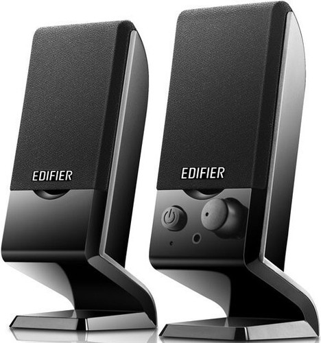 Edifier M1250 2.0 USB 3.5mm AUX Powered Compact Multimedia Flat Panel ...