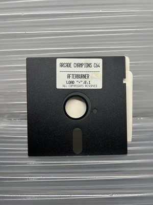 Commodore 64 Disc C64/C128 DISK - Arcade Championship/AFTERBURNER video ...