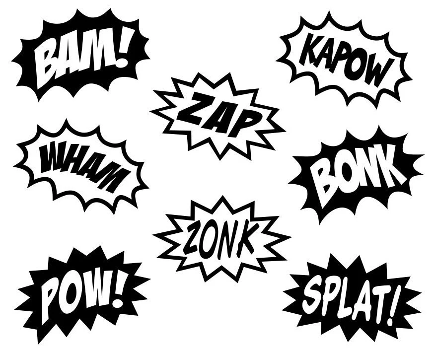 Printable Superhero Words
