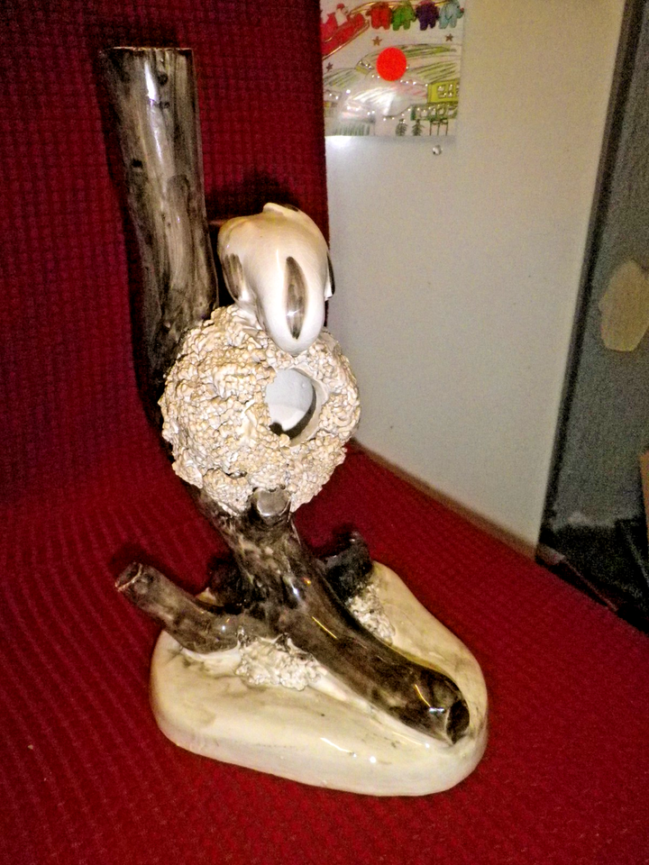 .DAVID SHARP RYE POTTERY BIRD AND NEST LAMP BASE. | eBay UK