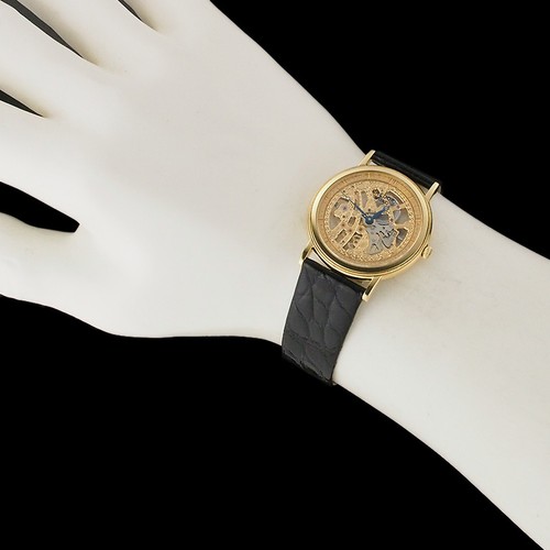 SEIKO CREDOR SIGNO SKELETON GBBD998 18K YELLOW GOLD HAND-WOUND MEN'S ...