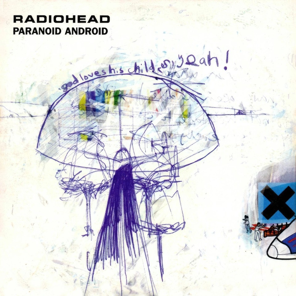 Radiohead Paranoid Android SINGLE Album Cover 10"x10" Poster Print | eBay