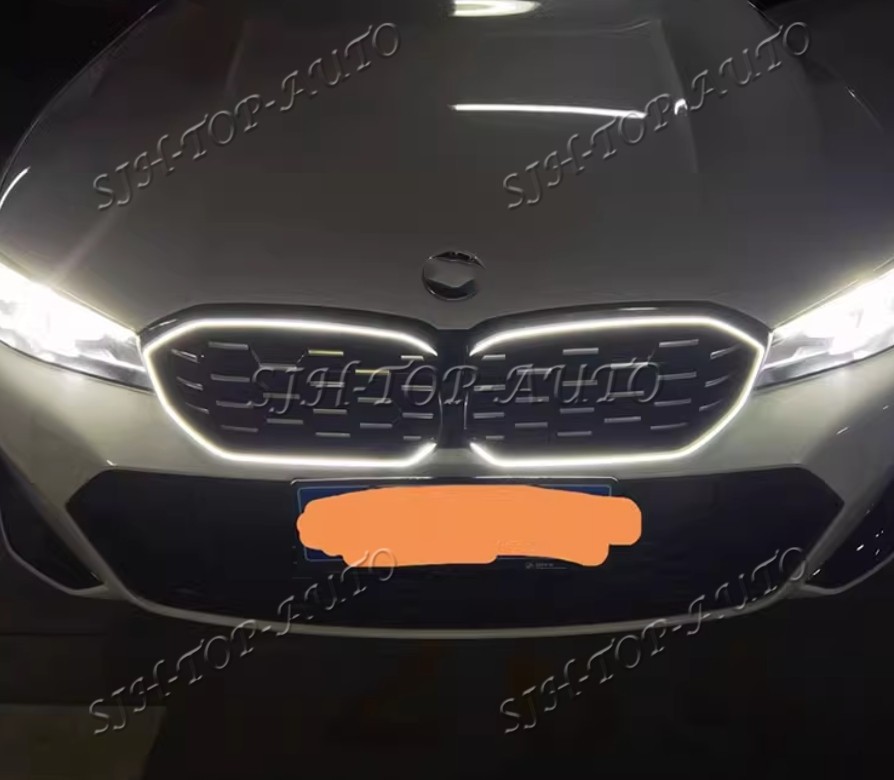 LED Car Bumper Kidney Light Lamp Grille Grill For 2021-2023 BMW 5 ...