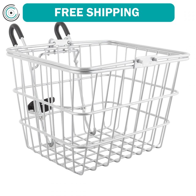 Sunlite Mini Lift-off Bike Basket Silver for sale online | eBay