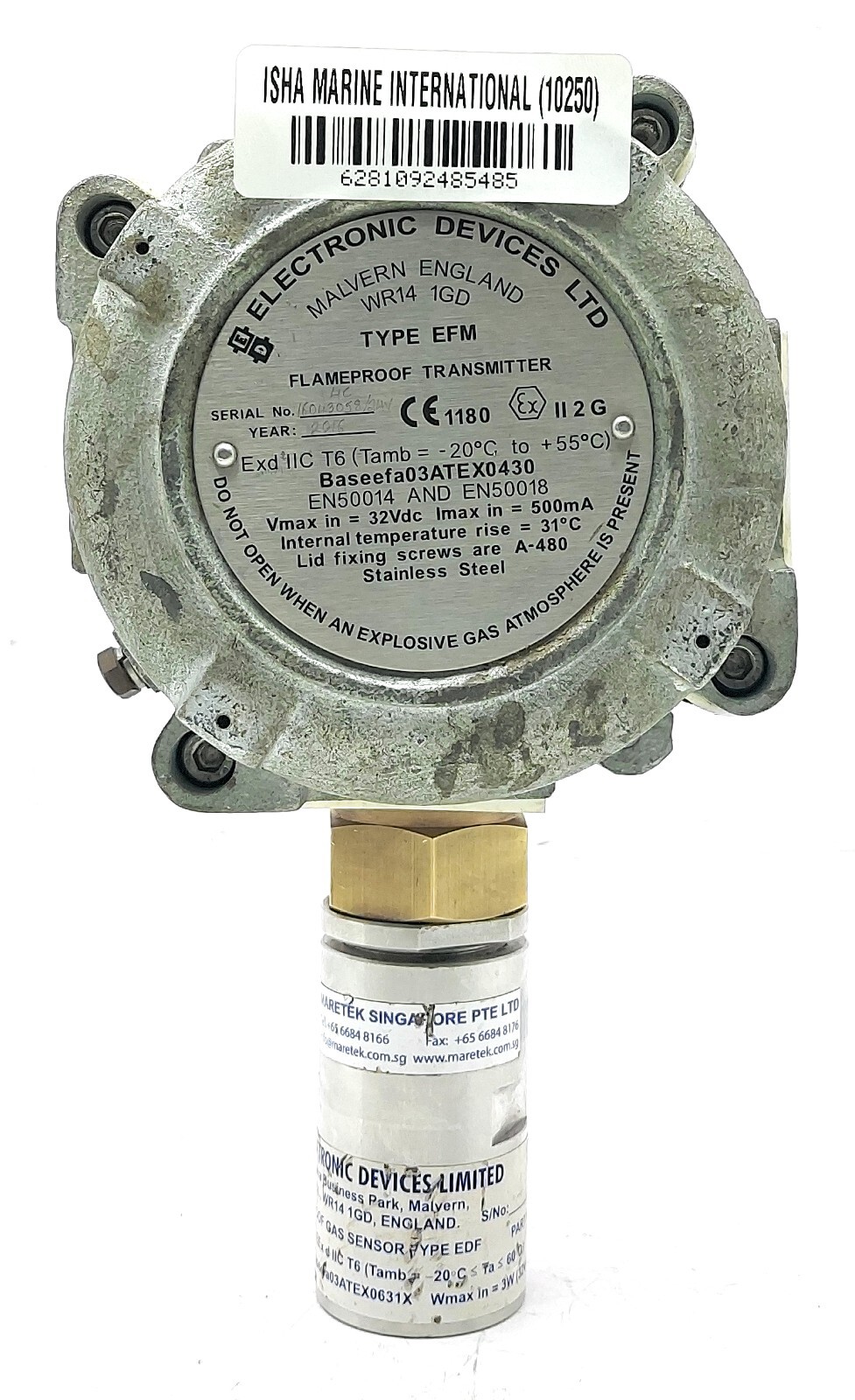 Electronic Devices LTD. EFM Flameproof Transmitter | eBay