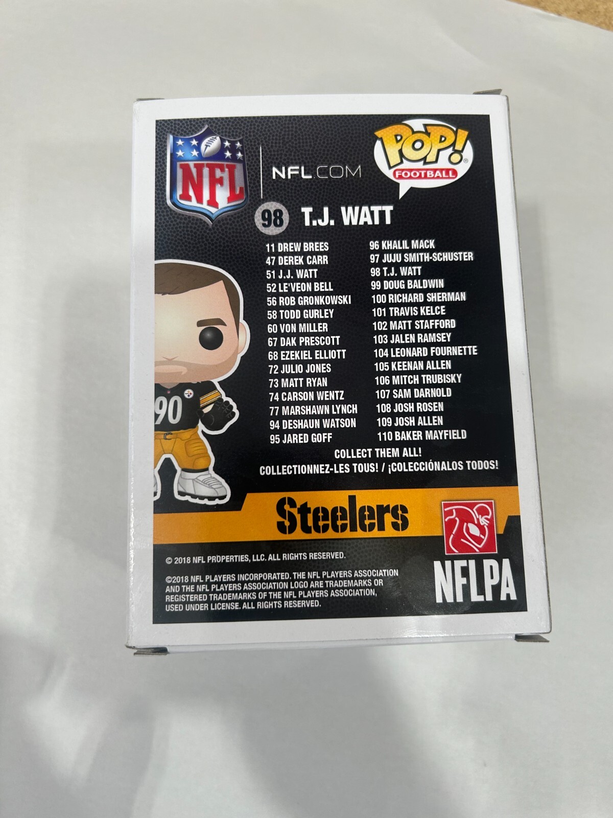 Funko+Pop%21+Vinyl%3A+TJ+Watt+%2398 for sale online | eBay