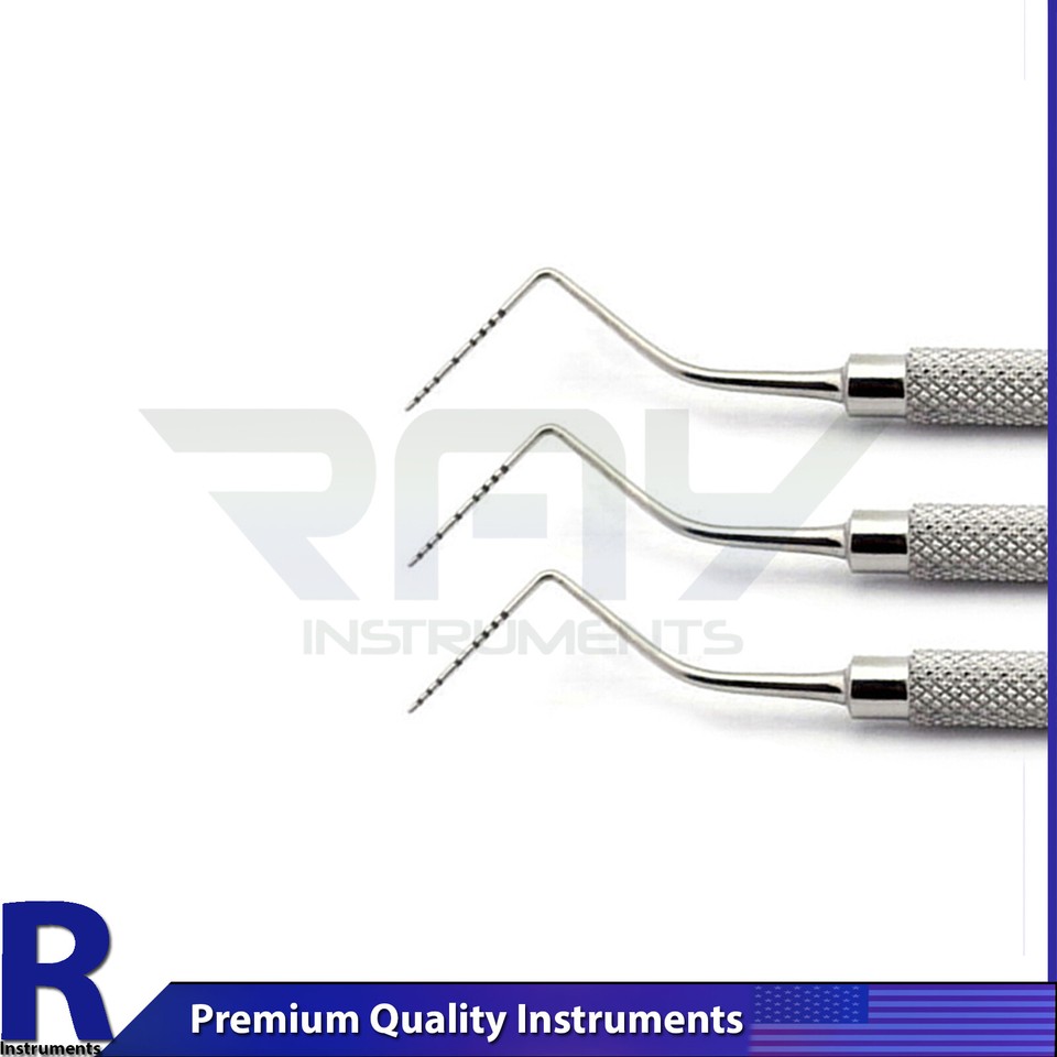 Set of 3 Perio Probes William Dental Periodontal Probes Color Coaded ...