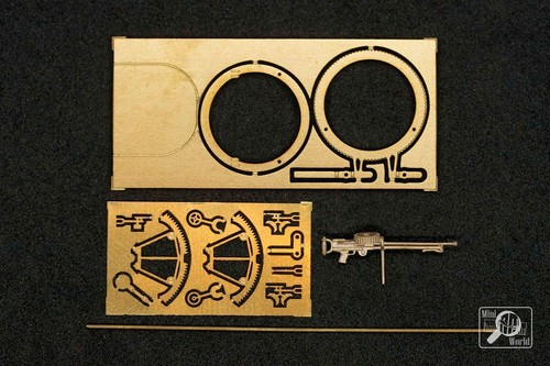 1/72 Mini World 7207a Lewis Mk III single machine gun on the Scarff ...