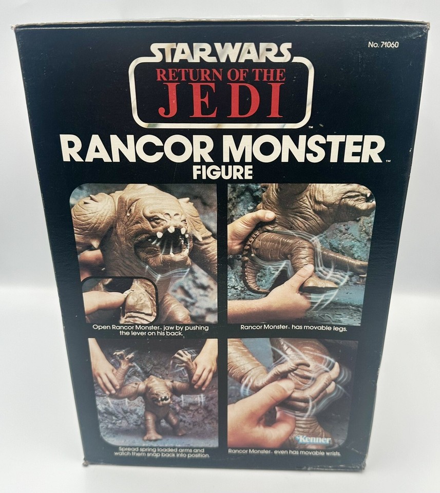 VINTAGE STAR WARS *UNOPENED STILL SEALED* ORIGINAL BOXED RANCOR MONSTER ...