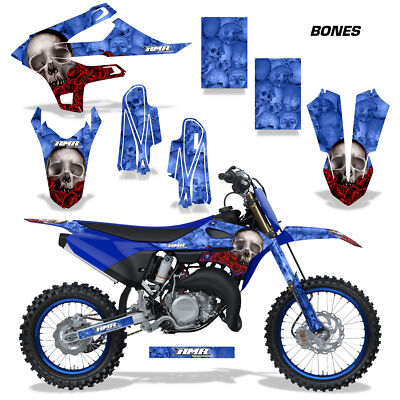 AMR Dirt Bike Decal Graphic Kit MX Wrap For Yamaha YZ85 2022-UP-Bones ...