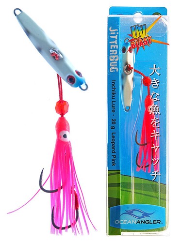 Ocean Angler Jitterbug Inchiku Lure 20g Leopard Pink | eBay Australia