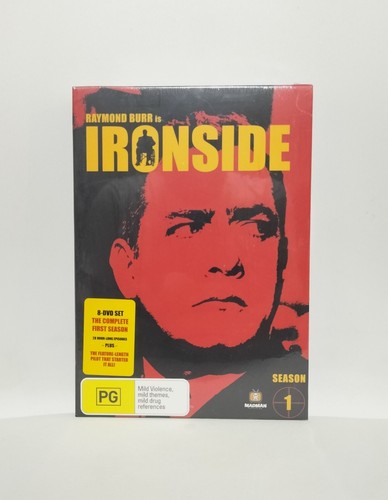 Ironside : Complete Season 1 - All Regions (DVD, 1967) 8 Disc Set - New & Sealed | eBay