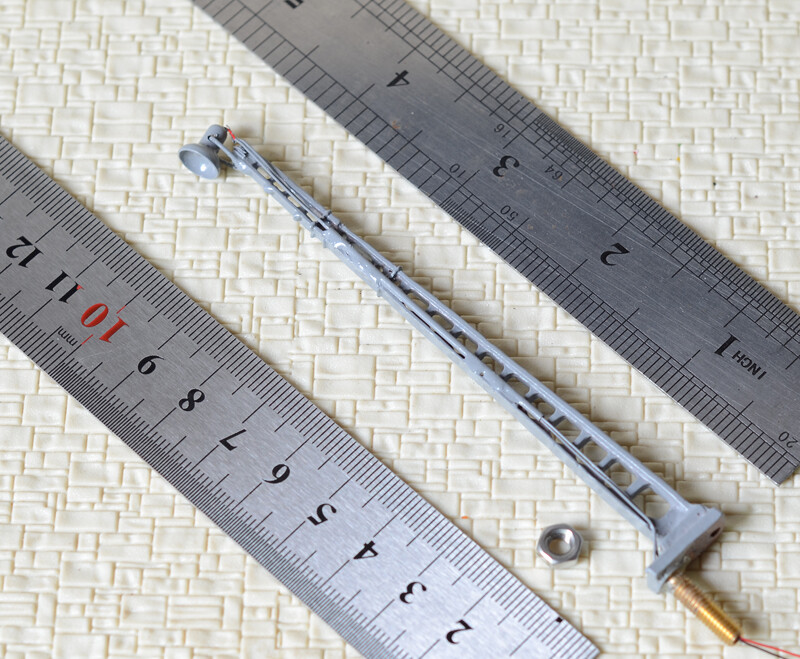 2 x OO / HO scale LED red flashing mast tower light Model spotlight ...