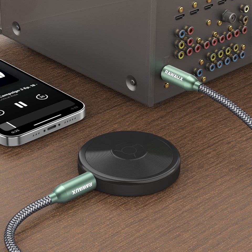 Toslink to Mini Toslink Digital Optical Audio Cable, 24K for TV, Laptop ...