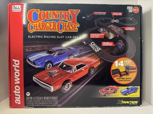 Auto World Race Set Xtraction SRS 335 14' Country Charger Chase HO ...