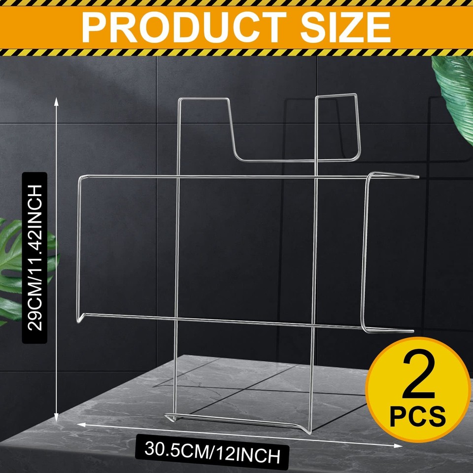 2 Sets Hard Hat Holder for Truck Seat, Steel Hard Hat Racks with Rust ...