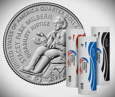 2025 PDS Stacey Park Milbern American Women Quarters 3 Rolls, Mint Box ...