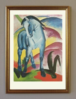 Blaue Pferde I Expressionismus Der Blaue Reiter Franz Marc 01 Gerahmt ...