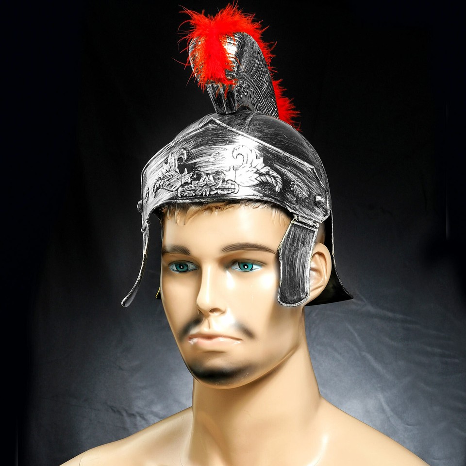 Roman Soldier Helmet Gladiator Hat Spartan Costume Accessories for Kids ...