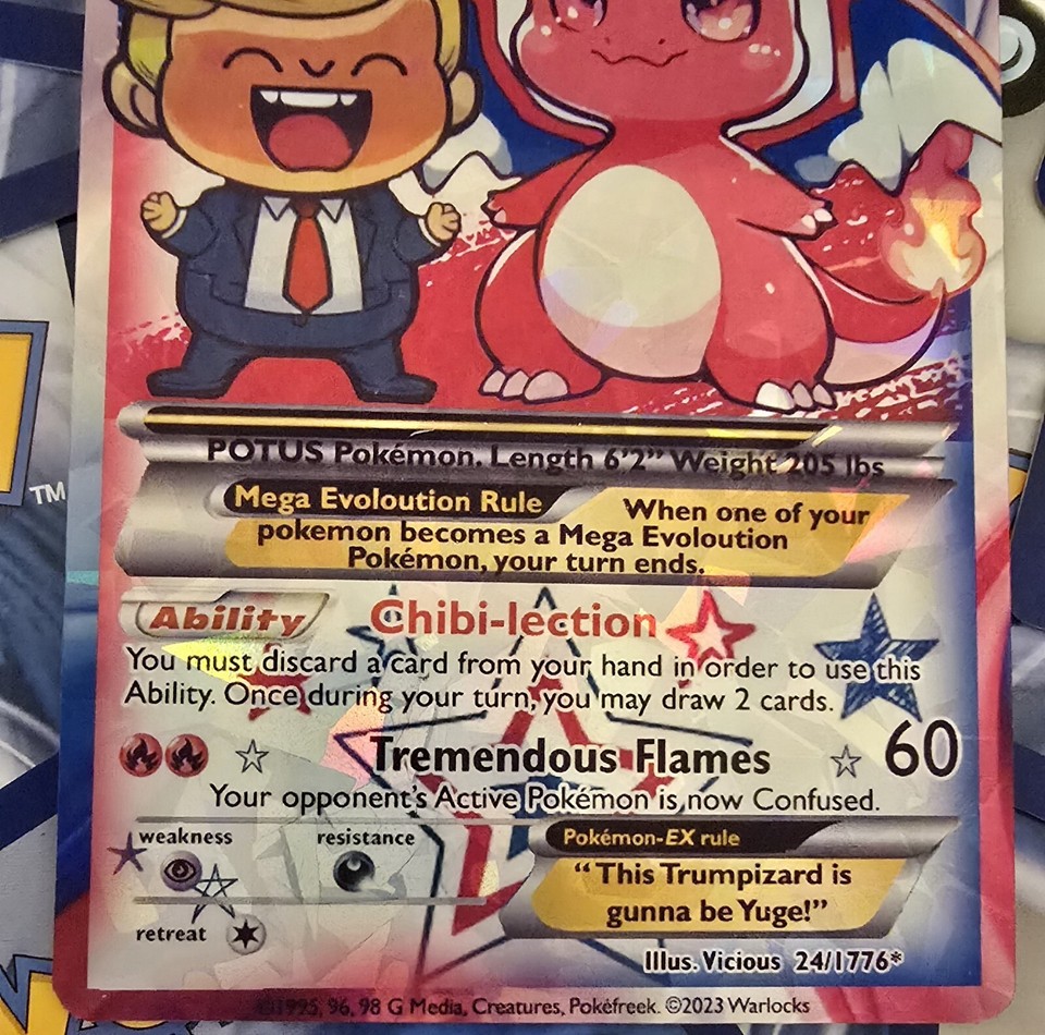 Chibi Trump Pokemon Card | eBay