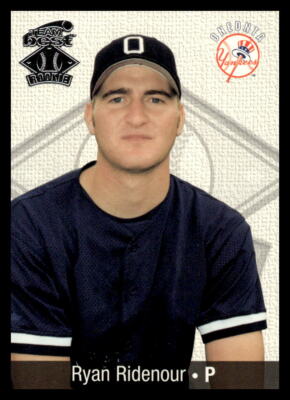 Ryan Ridenour 1999 Team Best Rookie #72 Silver Oneonta Yankees SN ...