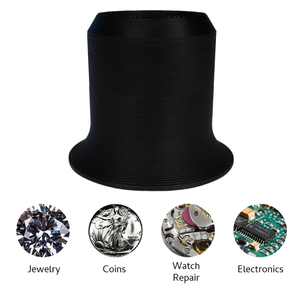 [10 Pack] 10X Jewelers Loupe Magnifier Eye Loop Monocle Jewelry ...