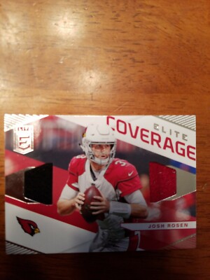 2019 Donruss Elite Josh Rosen Elite Coverage Dual Jersey Card EC-9 | eBay