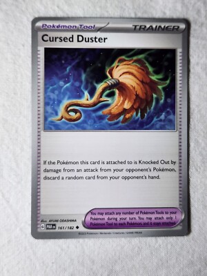 Cursed Duster 161/182 - Paradox Rift - Uncommon - Pokemon Card - MINT ...