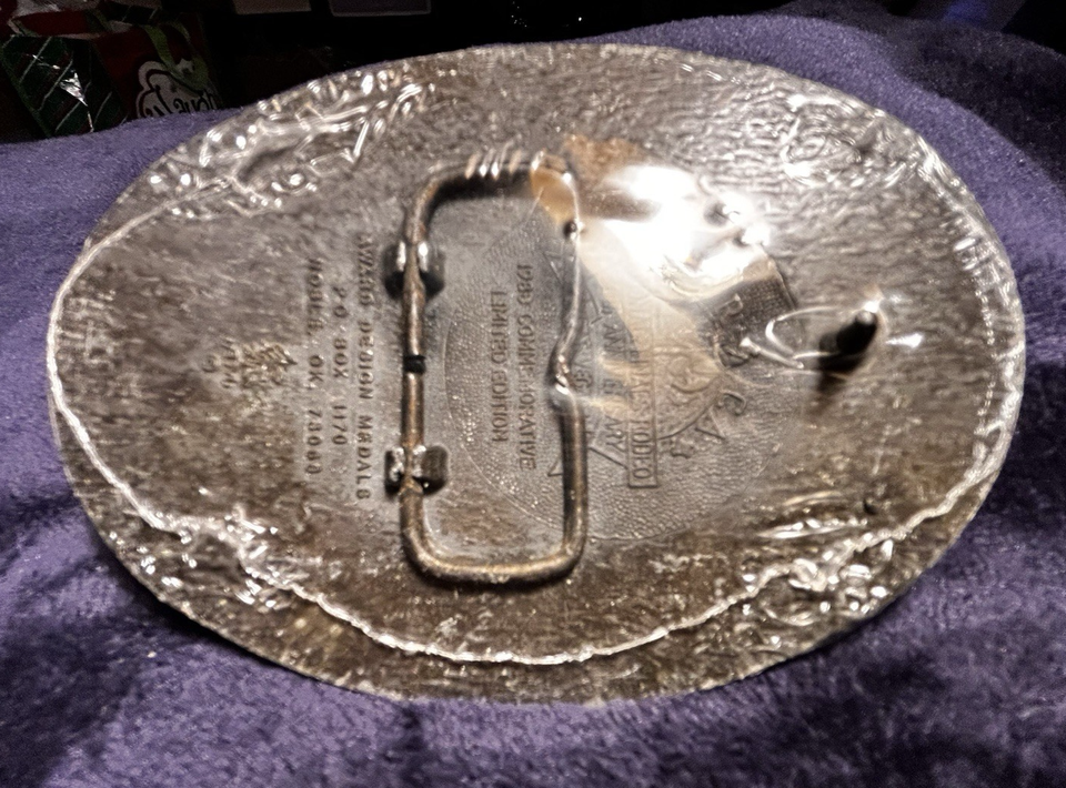 Vtg PRCA NFR 1988 30th National Finals Rodeo Las Vegas Belt Buckle ...