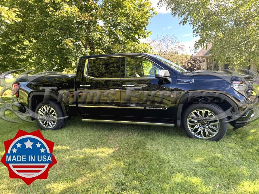 Stainless Body Side Molding for 2019-2025 Sierra 1500 Denali Crew Cab 1 ...