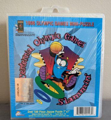 1996 Izzy Centennial Slammin' 1996 Olympic Games Mini Puzzle NOS ...