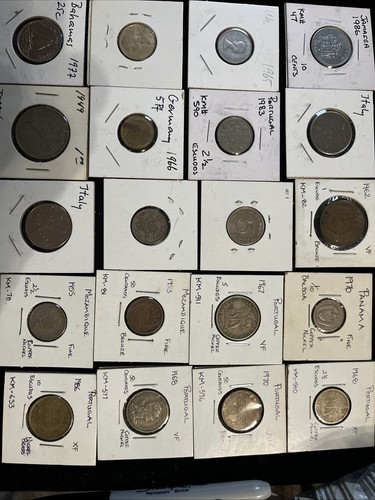 WORLD Coin Collection 20 Carded Coins. 8 | eBay