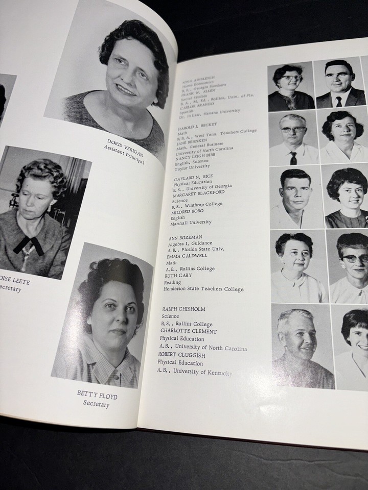Vtg 1963 Orlando FL Florida HOWARD JR HIGH SCHOOL Annual YEARBOOK Book ...