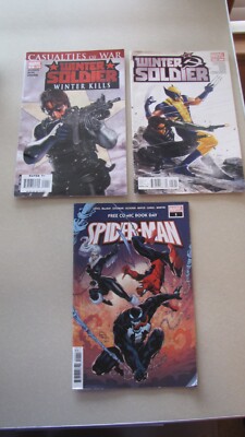 3-Marvel Comics, Winter Soldier, Winter Soldier Winter Kills & Spider ...